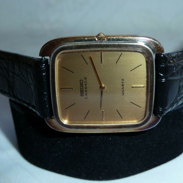MEN'S VINTAGE SEIKO LASSALE QUARTZ WATCH ULTRA SLIM MODEL 9300-5008 | WatchCharts Marketplace