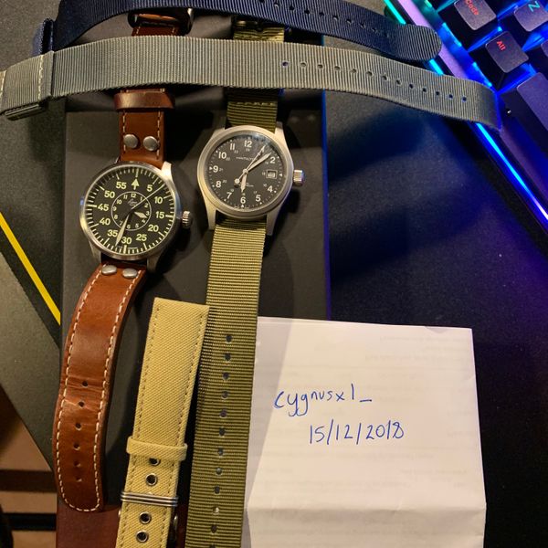 [WTS] Laco Aachen 39 and Hamilton Khaki Field Manual | WatchCharts ...