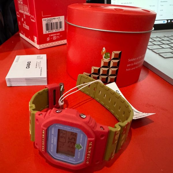 CASIO G-SHOCK / Super Mario Bros / Watch / Brand New / Limited Edition ...
