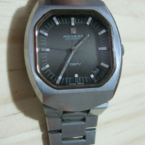 1970'S ZENITH DEFY SURF AUTOMATIC WATCH MOVADO DESIGN ALL ORIGINAL ...