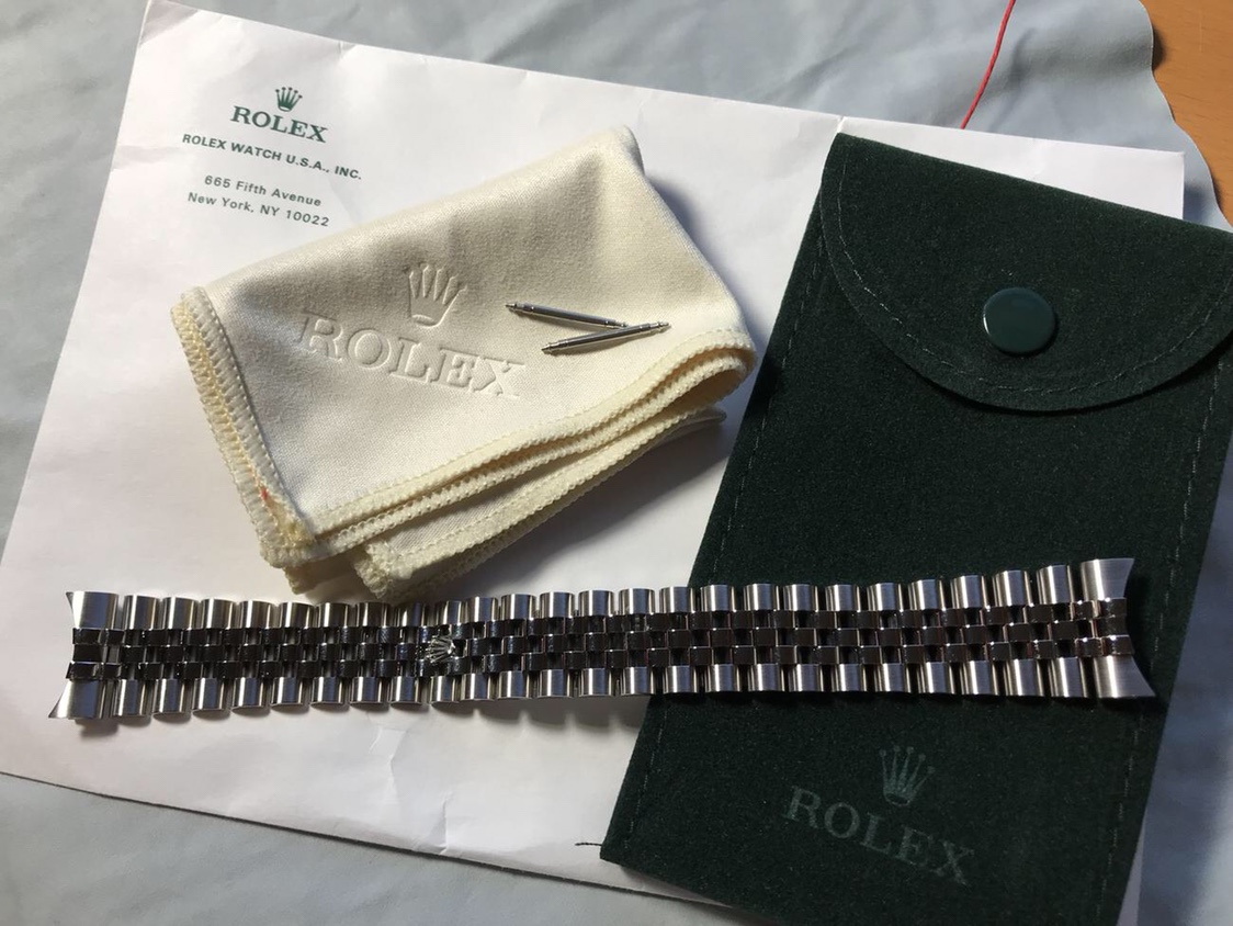 FS: BRAND NEW Rolex Super Jubilee Bracelet 63600 with Full Links, Two ...