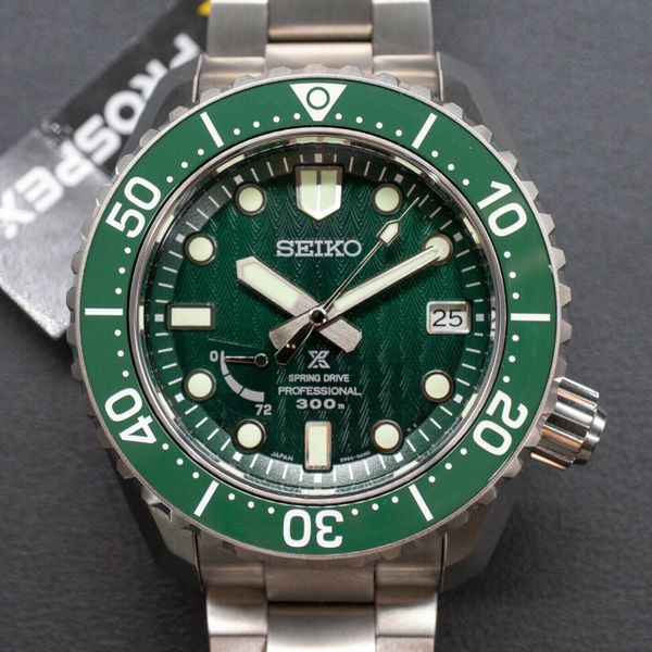 Seiko SNR045 Prospex LX Limited Edition Spring Drive Green Titanium ...