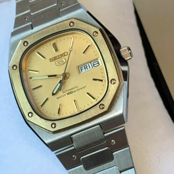 EXTREME RARE Seiko VTG 6309-5750 ROYAL OAK NAUTILUS AUTOMATIC NEW OLD ...