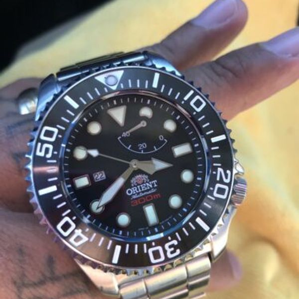 ORIENT Pro Saturation Professional Diver's 300M Power Reserve SEL02002B ...