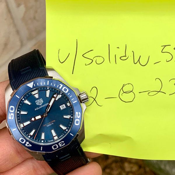 [WTS] Tag Heuer Aquaracer Blue WAY111C | WatchCharts