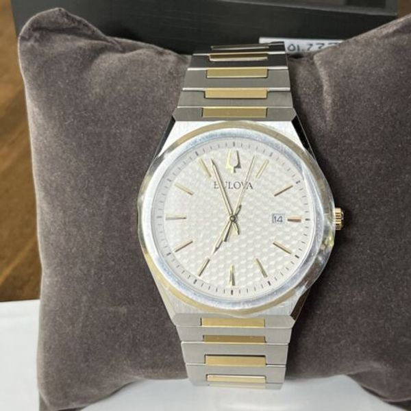 BULOVA Two-Tone CLASSIC Stainless Steel 39 mm Men's Watch - 98B424 MSRP ...