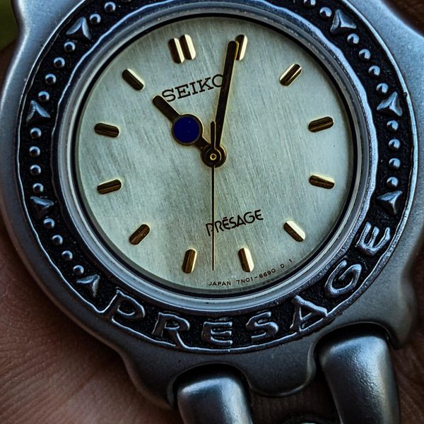 [WTS] RAREST SEIKO "PRESAGE" | CREAM DIAL | 1990's | 7n01-6550 | MINT ...