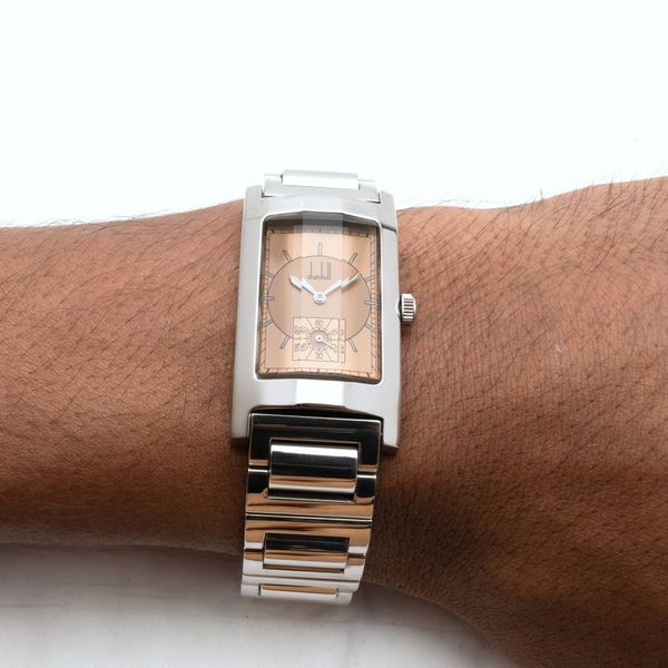 FS: Dunhill Tank Salmon Dial Faceted Crystal $359 Shipped | WatchCharts ...