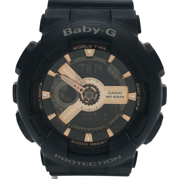 [Used] CASIO Baby-G / WR 10 BAR / Quartz watch / Digiana / Gray / Black ...