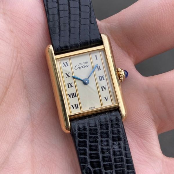 Cartier Tank Ladies’ Must de Cartier Vermeil - Ref. 5057001 Roman ...