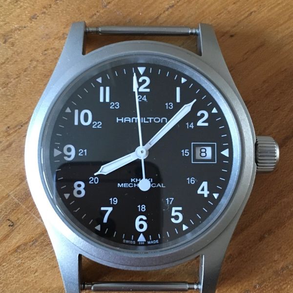 FS : HAMILTON KHAKI FIELD 38MM - H694190 - manual wind - black dial ...