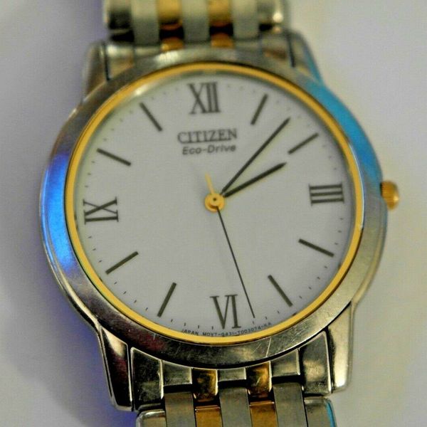 CITIZEN ECO-DRIVE G431-T001793 Two Tone Unisex Wristwatch | WatchCharts ...