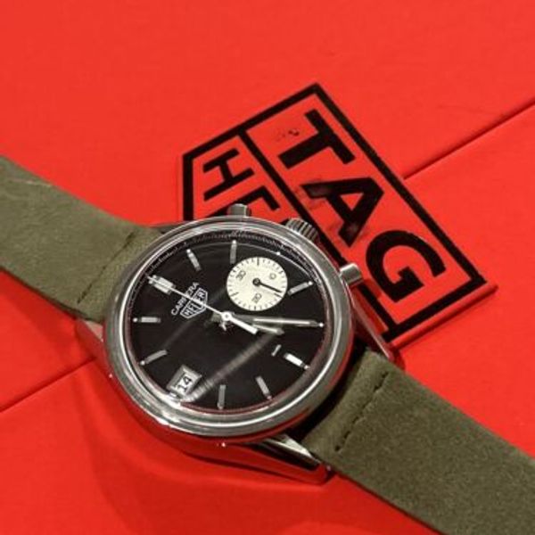 $7250 HODINKEE TAG HEUER CARRERA DATO 45 LIMITED EDITION CBK221D FULL ...