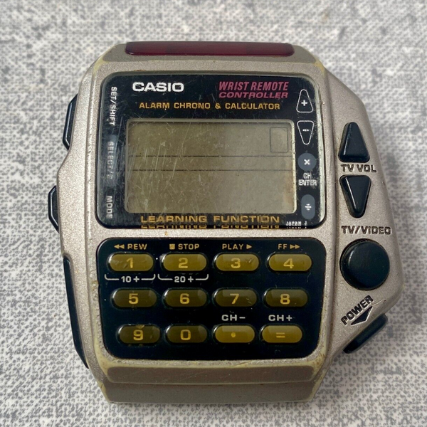 Casio Digital CMD-40 Module 1174 Wrist Remote Controller Alarm Chrono ...