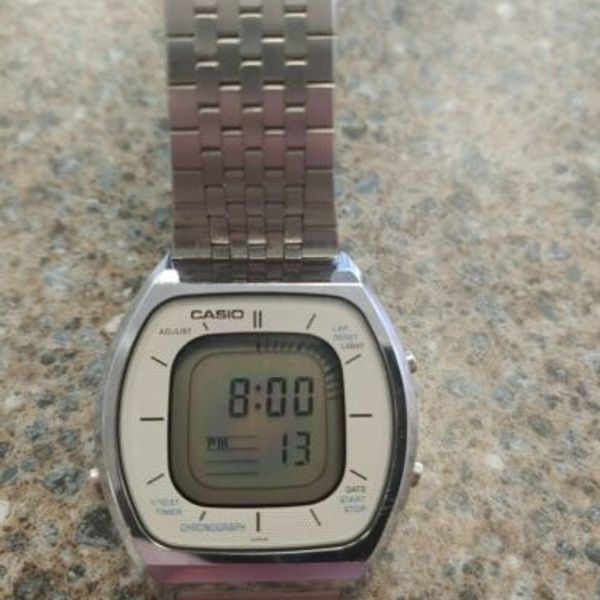 RARE Vintage 1980 Casio 56QS-38 Digital Chronograph Watch, Made in ...