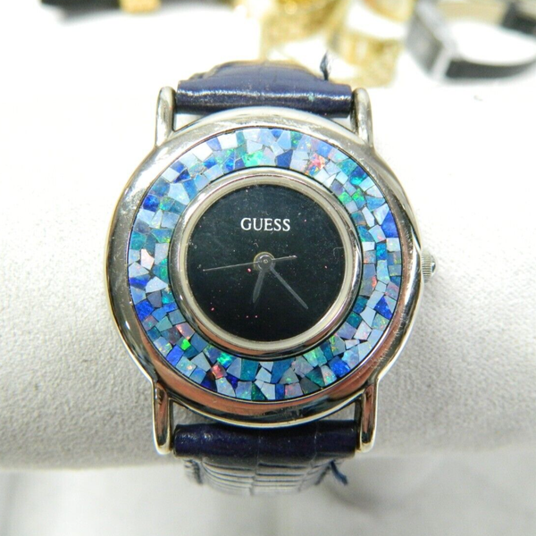 Beautiful vintage 1993 Guess ? Mosaic pattern lady's wristwatch/watch ...
