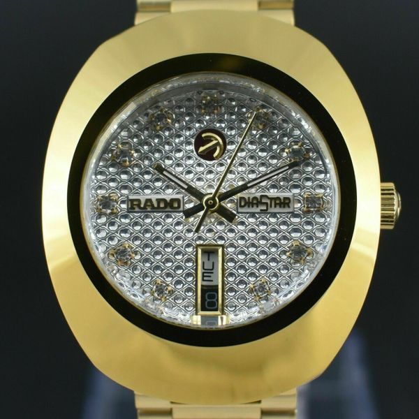 RADO DIASTAR DAY DATE SEALED AUTOMATIC MEN EXCELLENT WRIST WATCH ...