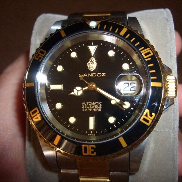 Sandoz Submariner Swiss Automatic Watch | WatchCharts Marketplace