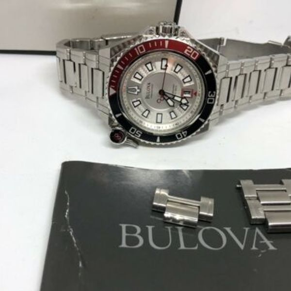 Mens bulova diver 1000ft/300m precisionist Catamount 98b167 ...