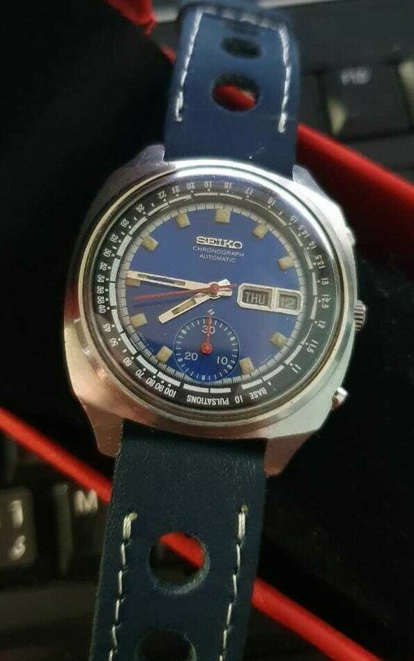 Rare 1969 Seiko Pulsations Doctors Mans Watch Chronograph 6139-6020 ...