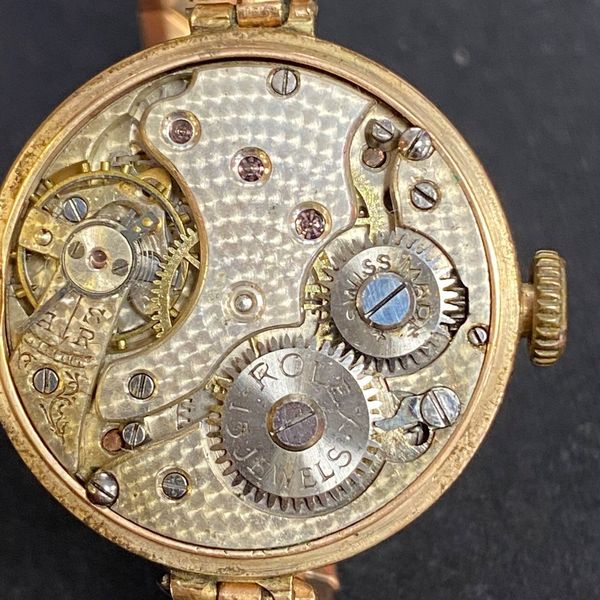 Vintage Rolex Rebberg 9ct Gold Watch Fully Hallmarked Vintage Repair 21 ...