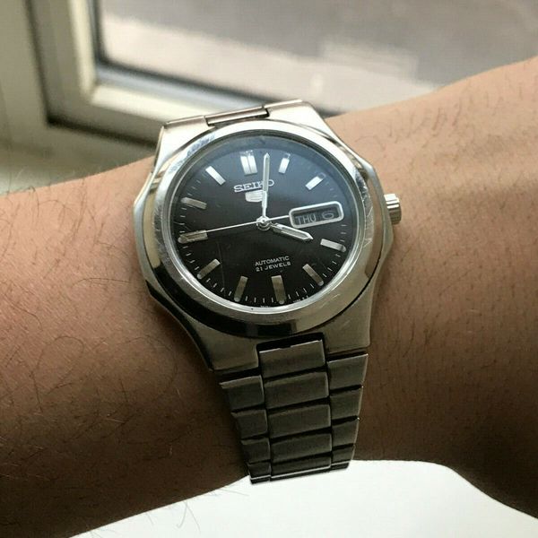 Seiko SNKK47 - Nautilus Seikonaut - Black dial - Discontinued - Needs ...