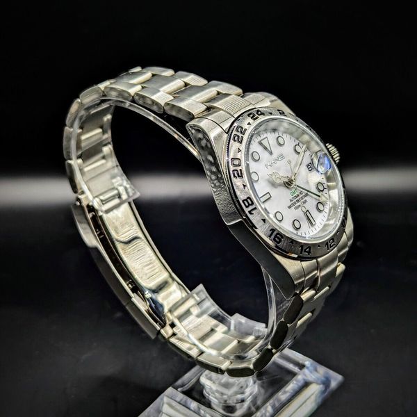 KANE Timepieces CUSTOM- Seiko Mod NH34 - Exploration GMT Style-PERFECT ...
