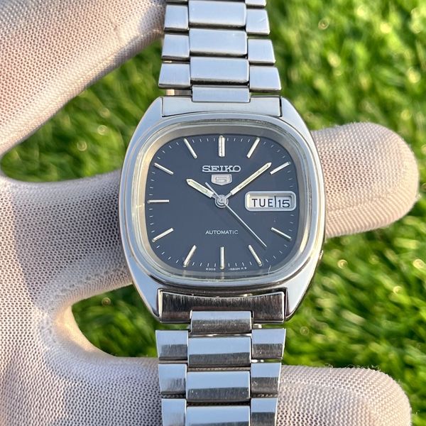Vintage Seiko 5 Automatic TV Shape Case Original Japan Men's Watch 6309 ...