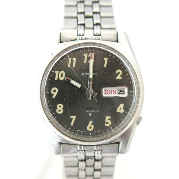 SEIKO DX Automatic Watch 6106-8219 Day/Date 17'J Vintage Rare Men's ...