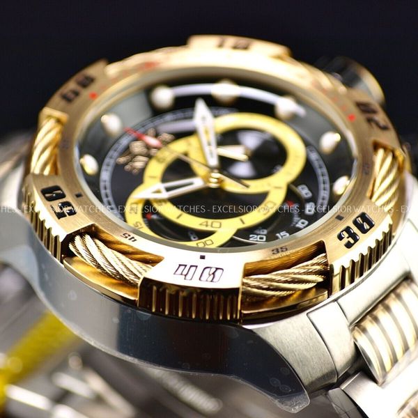 Rare Invicta Men's 50mm Speedway BOLT Gen III Black Dial Chronograph TT ...