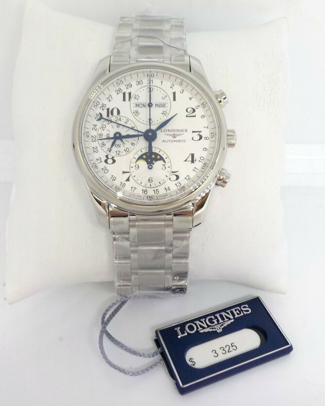 LONGINES MASTER COLLECTION SWISS AUTOMATIC CHRONOGRAPH MEN'S WATCH ...