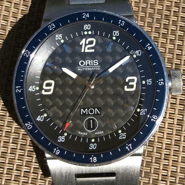 Oris Williams F1, rare 40mm size, blue 24 hour bezel | WatchCharts ...