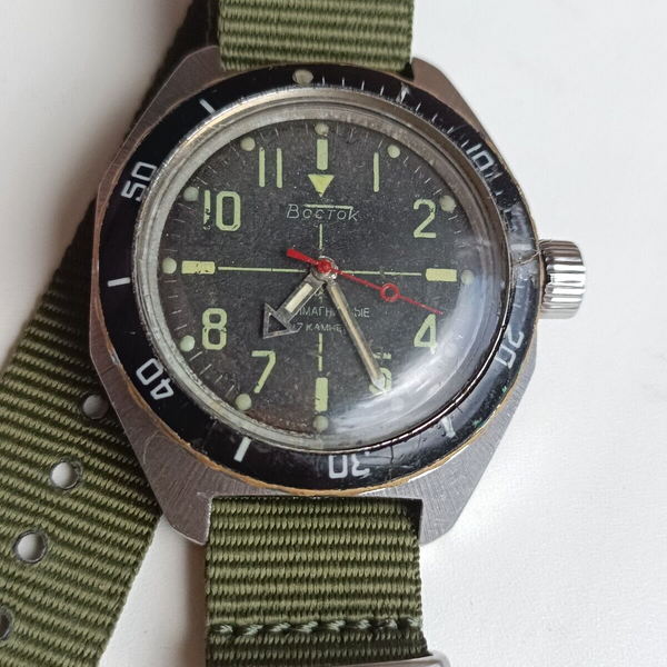 Rare Original Vostok Amphibian SNIPER Vintage mechanical watch Diver ...