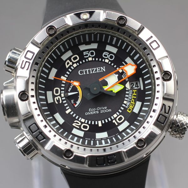 [Box, Paper] Citizen Promaster Aqualand J250-S092191 Eco Drive Solar ...