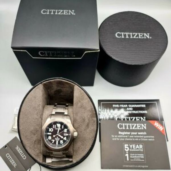 Citizen Promaster Tough, Titanium Eco-Drive BN0118-55E, Ray Mears ...