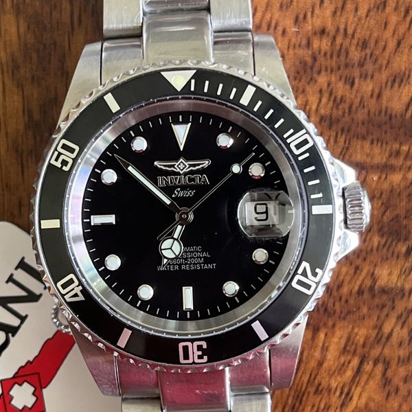 Vintage Invicta 9937 Diver Men's Automatic Wristwatch Swiss Steel ...