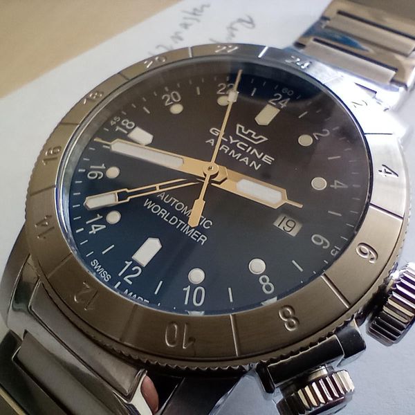 [WTS] Glycine Airman Automatic Worldtimer GL0156 - $385 Shipped in the ...