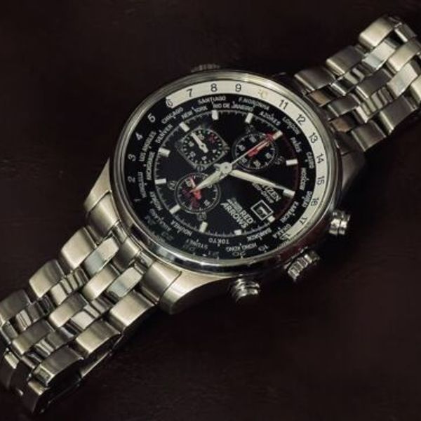 Citizen Eco Drive Men’s Red Arrows Chronograph Watch CA0080-54E ...