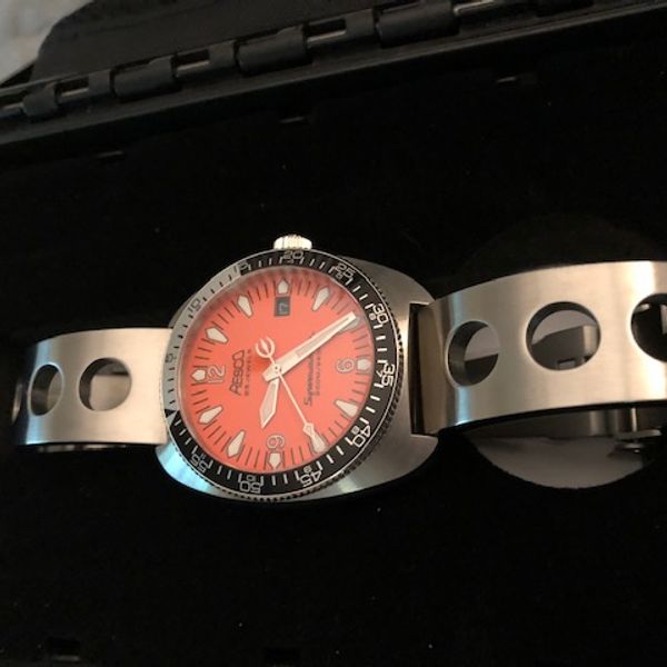 FS: Resco Hooper Orange dial on SS band | WatchCharts
