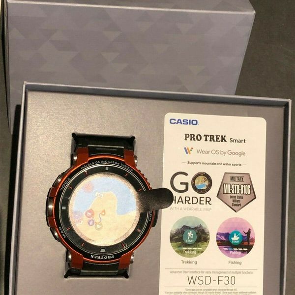 Casio Pro Trek Smart WSD F30 RG Orange Mens Watch | WatchCharts Marketplace