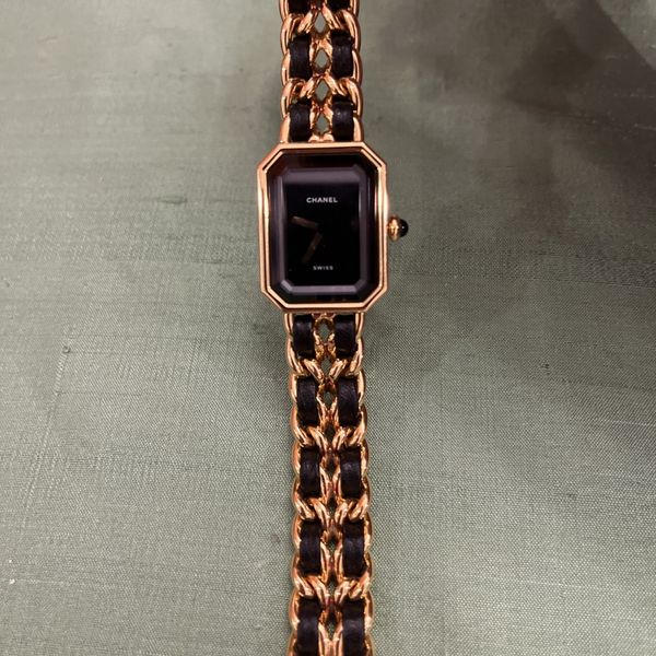 Chanel Paris Premiere - Quartz Swiss Watch w/ Gold Plated & Black ...