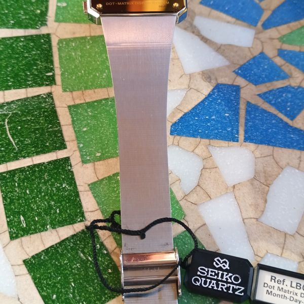 Vintage Lcd Digital Watch Seiko D031-401A Dot Matrix Steve Jobs NOS ...