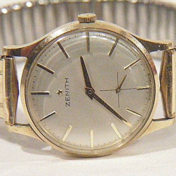 ZENITH GOLD WATCH 9CT GOLD CASED VINTAGE | WatchCharts Marketplace