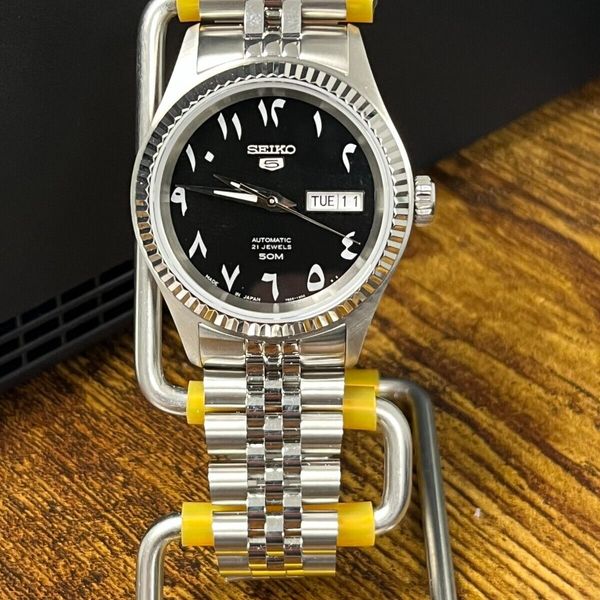 MODDED Seiko 5 ARABIC SNKP21J1 , comes with all orignal parts and ...
