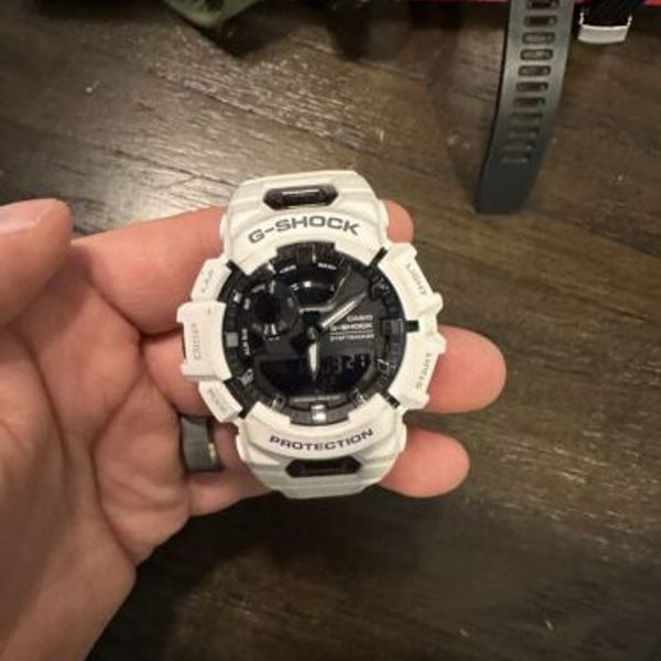 CASIO GBA900-7A (5641) Men's G-Shock White Analog/Digital Watch ...