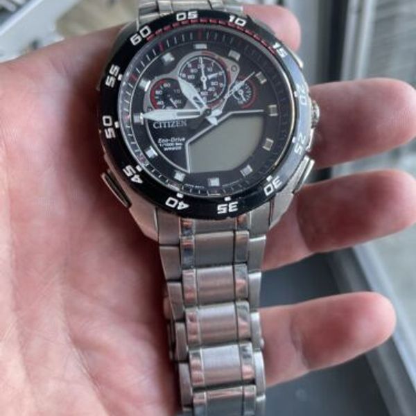 Citizen Men's Watch JW0137-51E Eco Drive Promaster SST Digital Analog ...
