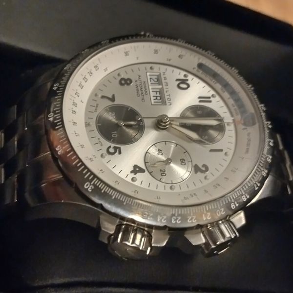 Hamilton Khaki Aviation X-Wind H776260 Chronograph Automatic Men's ...