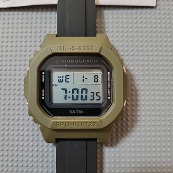 Maratac Countycomm TDW-SOPMOD2 Watch. OD Green. Brand New! New Silicone ...