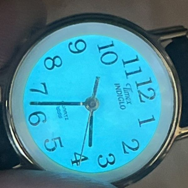 Timex Indigo Watch Vintage With Leather Band | WatchCharts Marketplace
