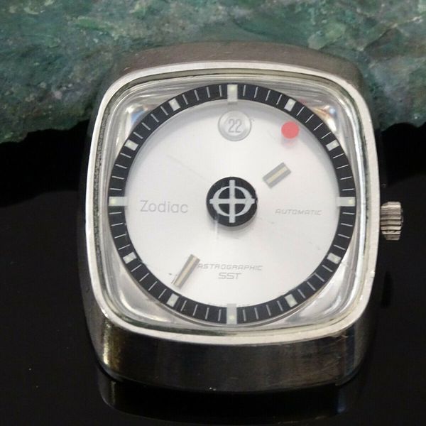 Vintage Zodiac Astrographic SST Floating Hands Dial Automatic Men's ...